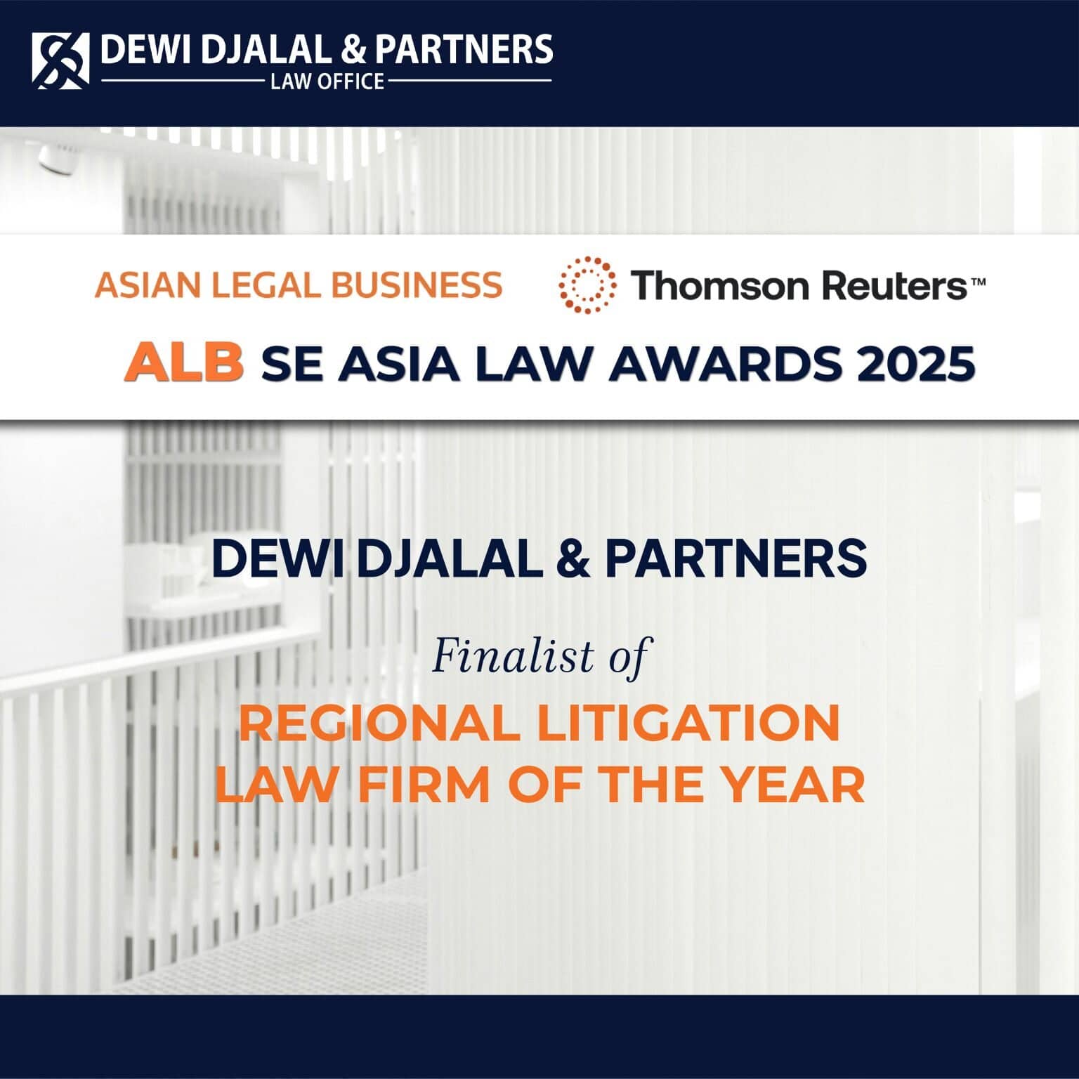 Finalist Asian Legal Business (ALB) South East Asia Law Awards 2025 ...